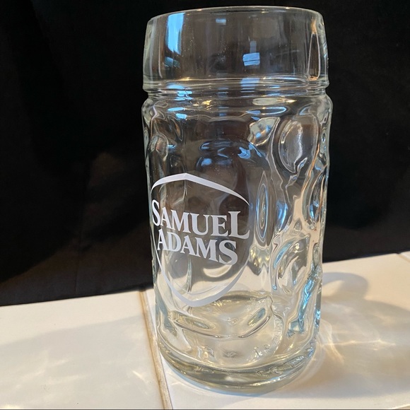 Samuel Adams | Dining | Samuel Adams Beer Mug Stein Glass Nice Heavy ...